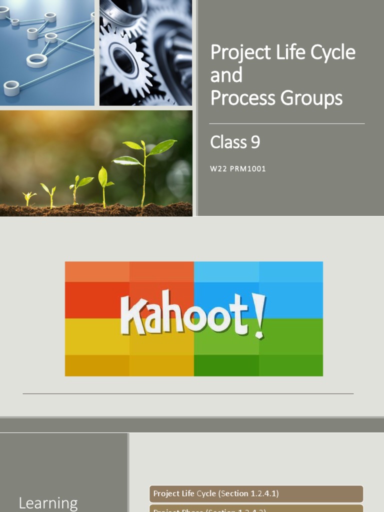 Class-9. Project Life Cycle and Process Groups | PDF | Project ...