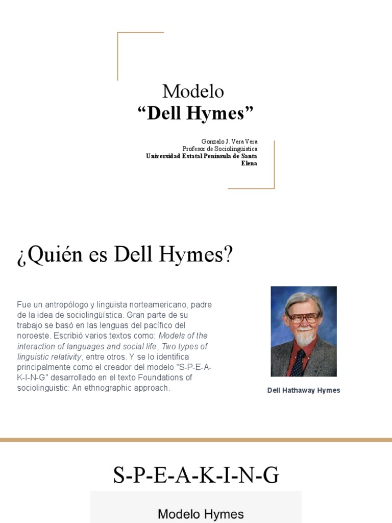 Modelo "Dell Hymes" | PDF | Información | Ciencia cognitiva