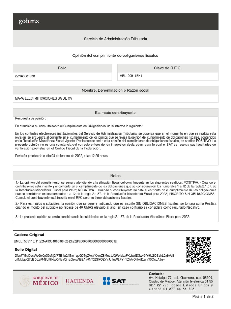 Reporte Sat | PDF | Gobierno