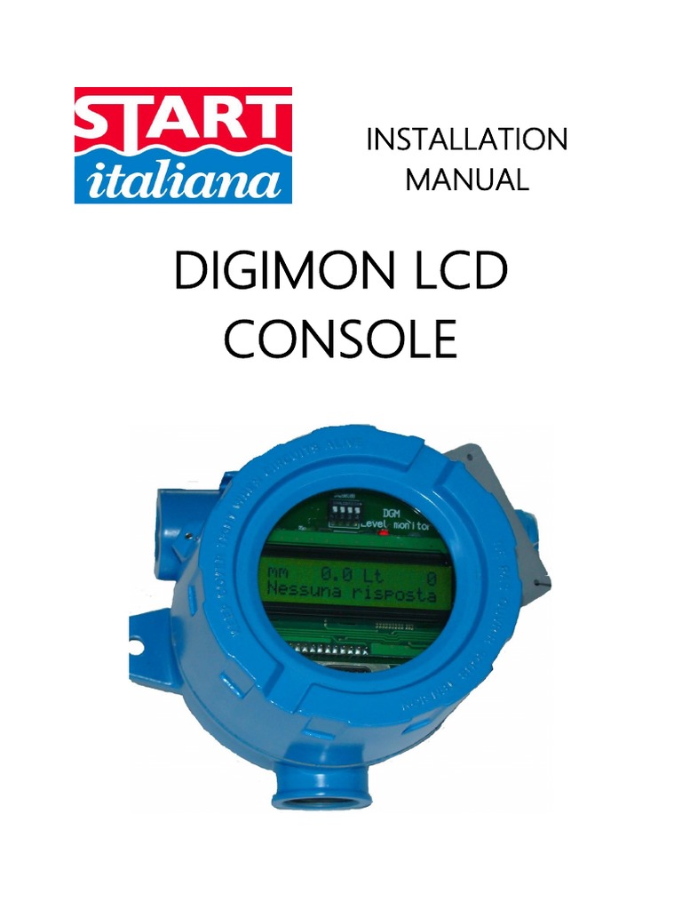 Digimon LCD Rev.0 2014.04 - ENG | PDF | Relay | Comma Separated Values