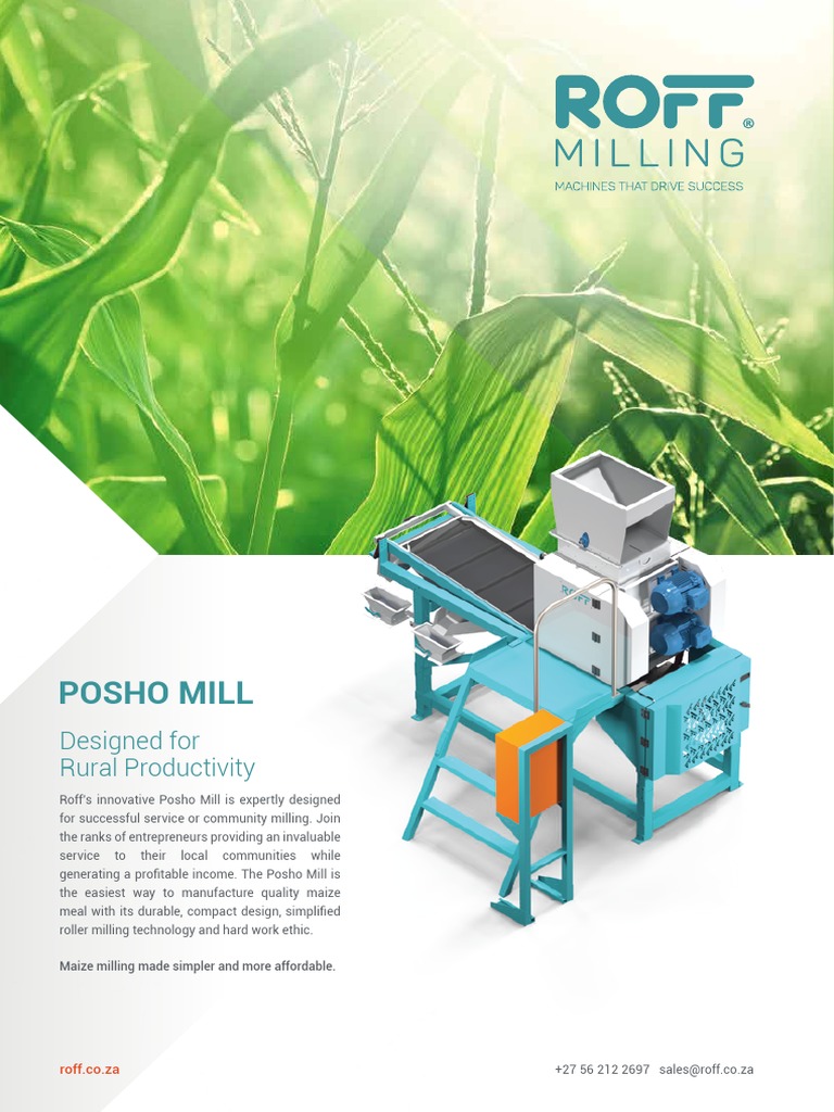 The Posho Mill: An Affordable and Easy to Operate Maize Milling Machine ...