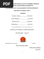 Online Water Billing System Documentation | PDF | Software Testing | Php