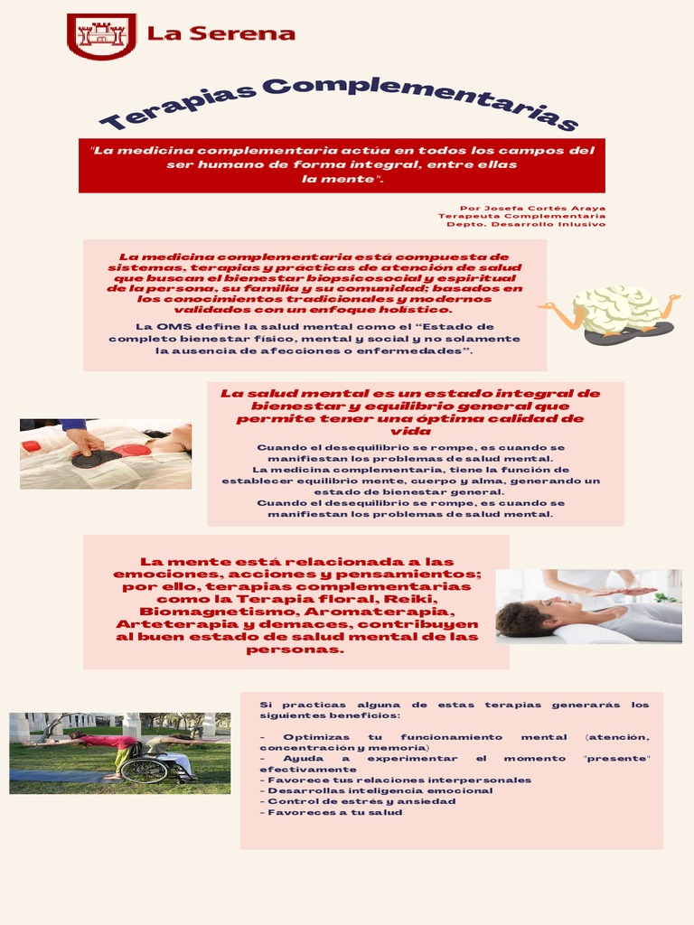Afiche Terapias Complementarias | PDF | Mente | Medicina alternativa