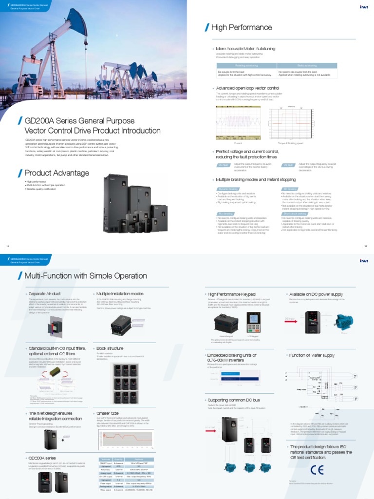 GD200A - Brochure - 201507V1.0 - EN 2 | PDF | Power Inverter | Electric ...