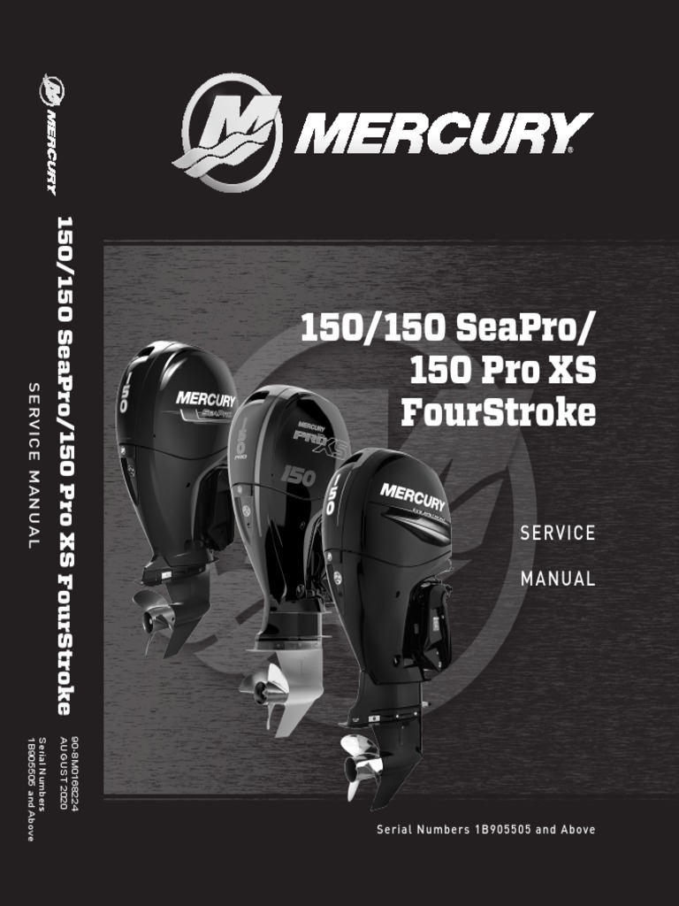 150/150 Seapro/ 150 Pro Xs Fourstroke: Service Manual | PDF | Piston | Gear