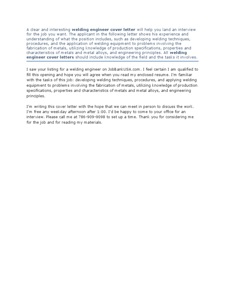 Cover Letter | PDF