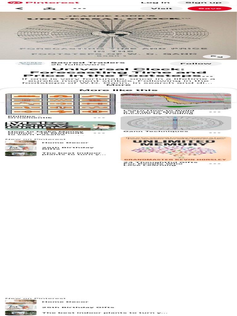 Universal Clock Forecasting Time and Price in The Footsteps of W.D ...