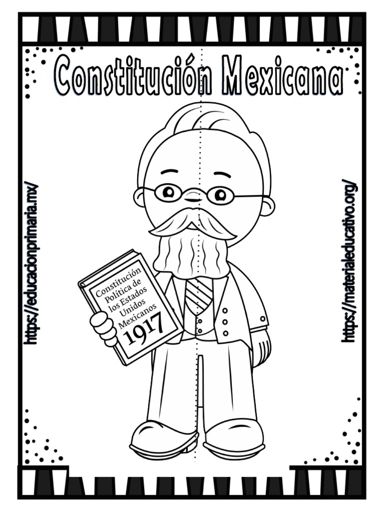 Dibujo de la Constitución Mexicana | PDF | Ley Pública | México