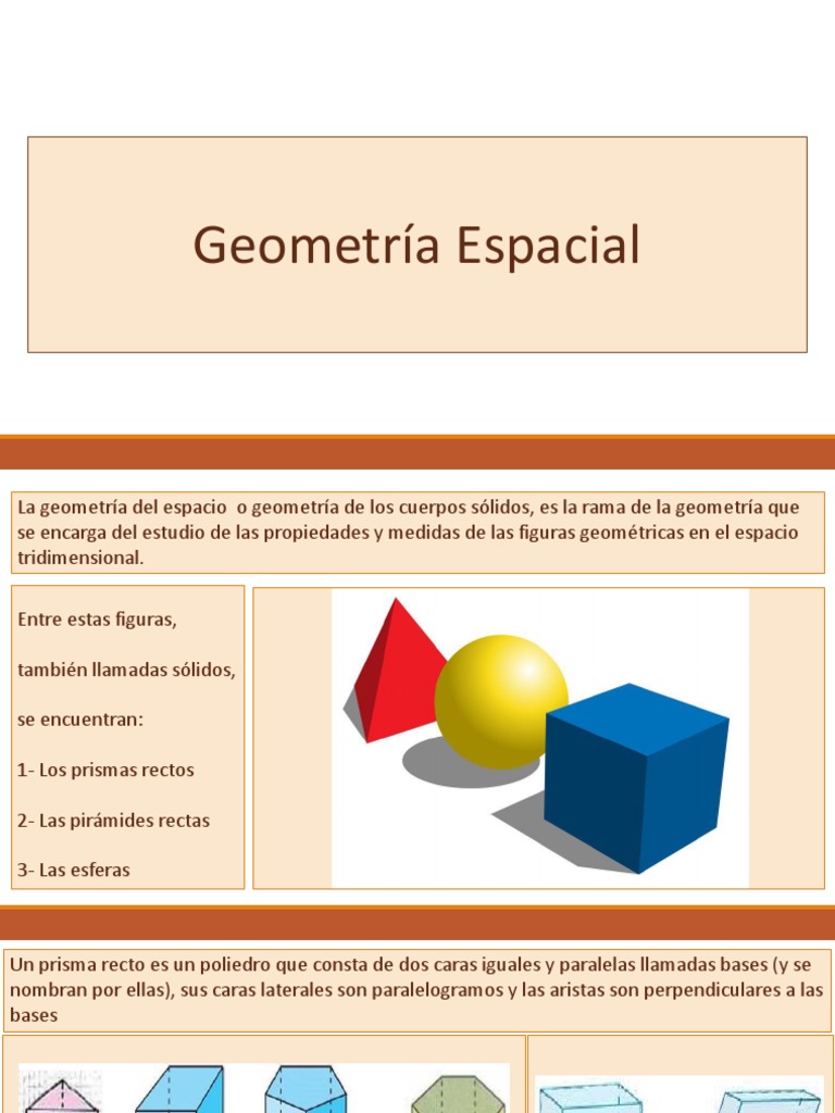 Geometría Del Espacio C | PDF | Matemática Elemental | Espacios topológicos