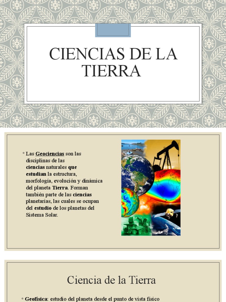 Geociencias: Estudio de la Tierra | PDF | Tierra | Geología