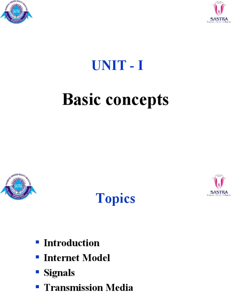 Unit - I: Basic Concepts | PDF | Network Topology | Duplex ...