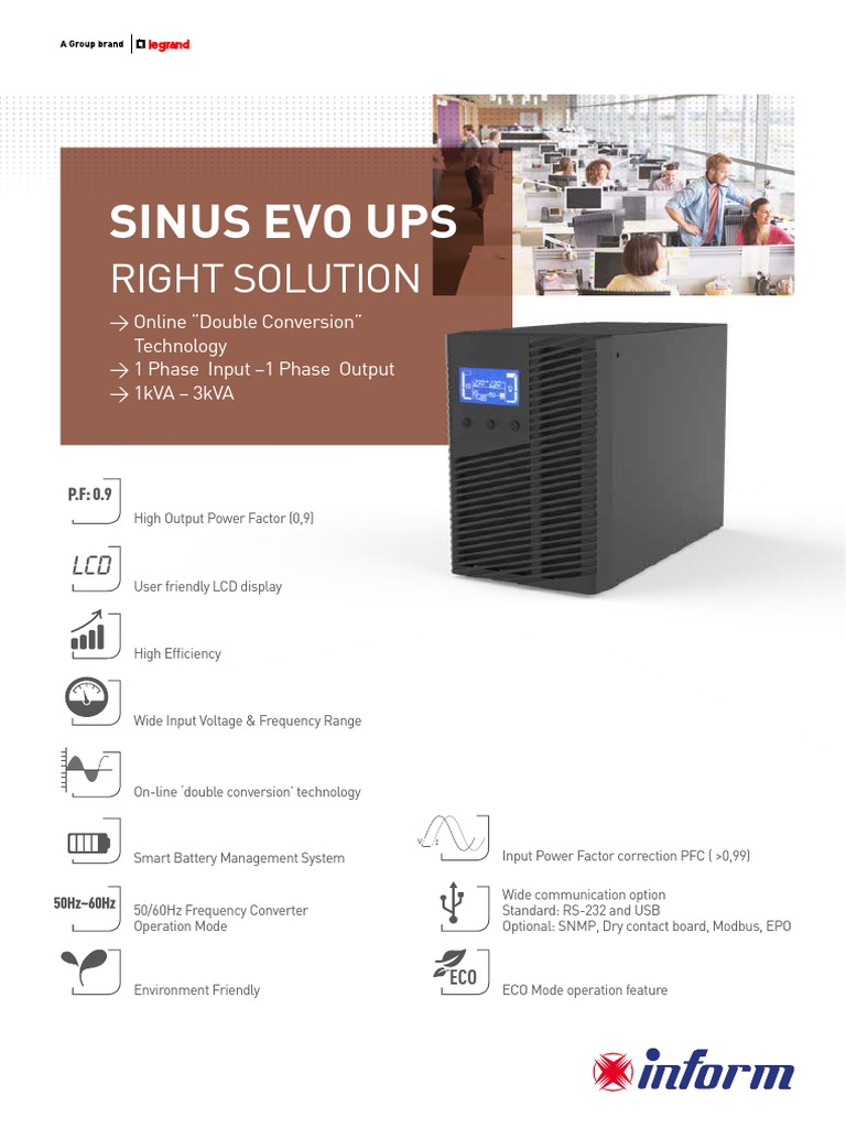 Inform Sinus EVO U Ru N Fo Yu en Rev3 1432 | PDF | Power Inverter ...
