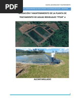 Manual O - M - PTAR | PDF | Aguas residuales | Tratamiento de aguas residuales