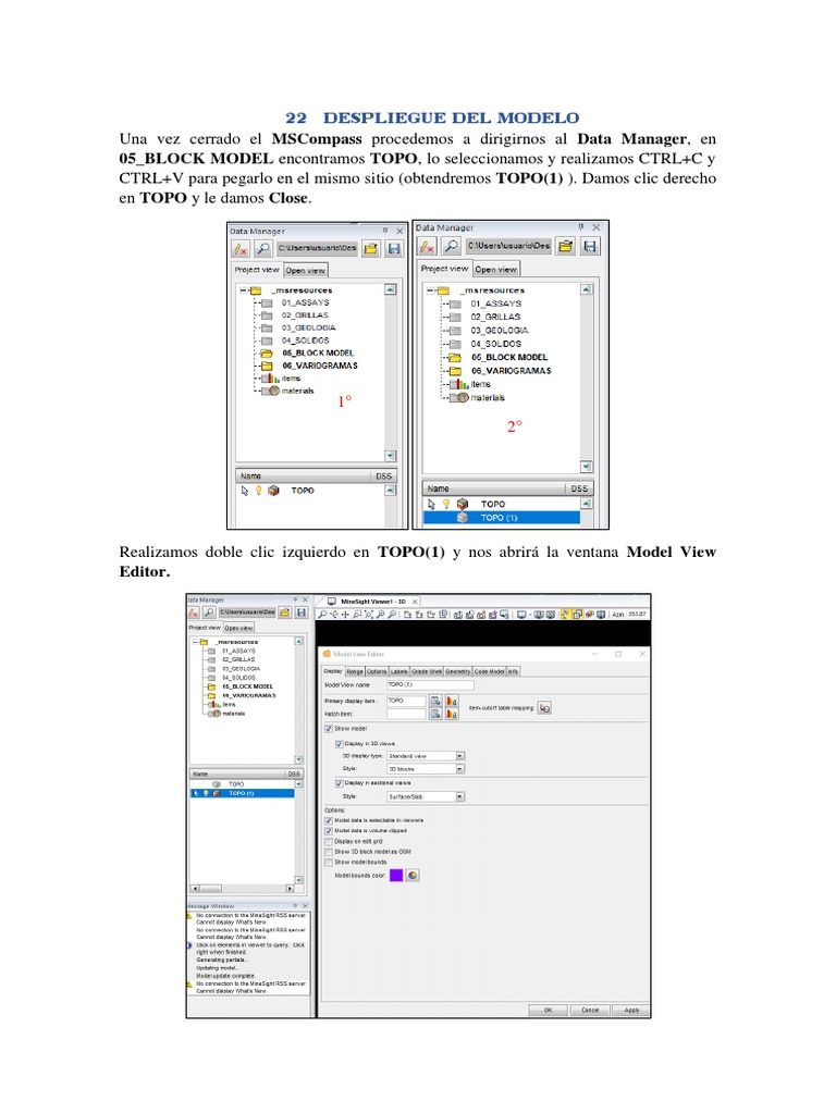 Geoestadistica 10 PDF Mineplan | PDF | Informática | Software