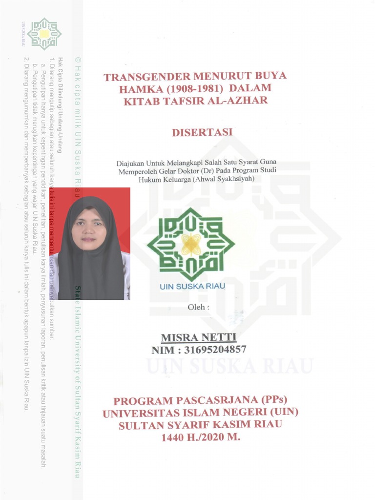 Disertasi Misra Netti Ok | PDF