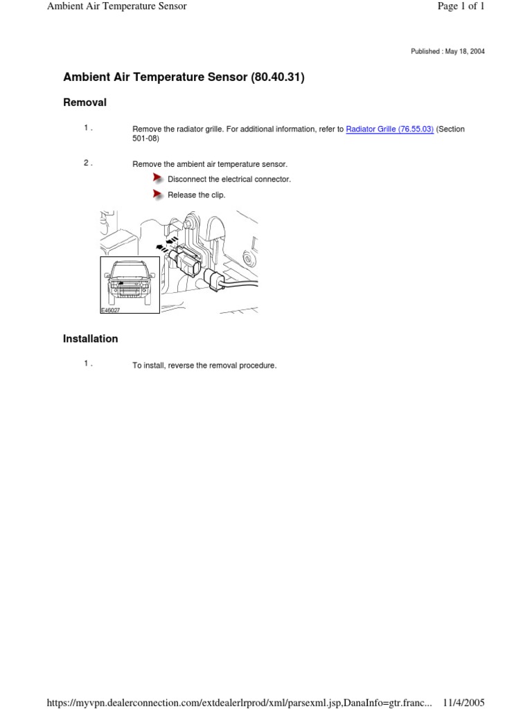 VW Passat Ambient Temp Sensor Guide | PDF | Technology & Engineering