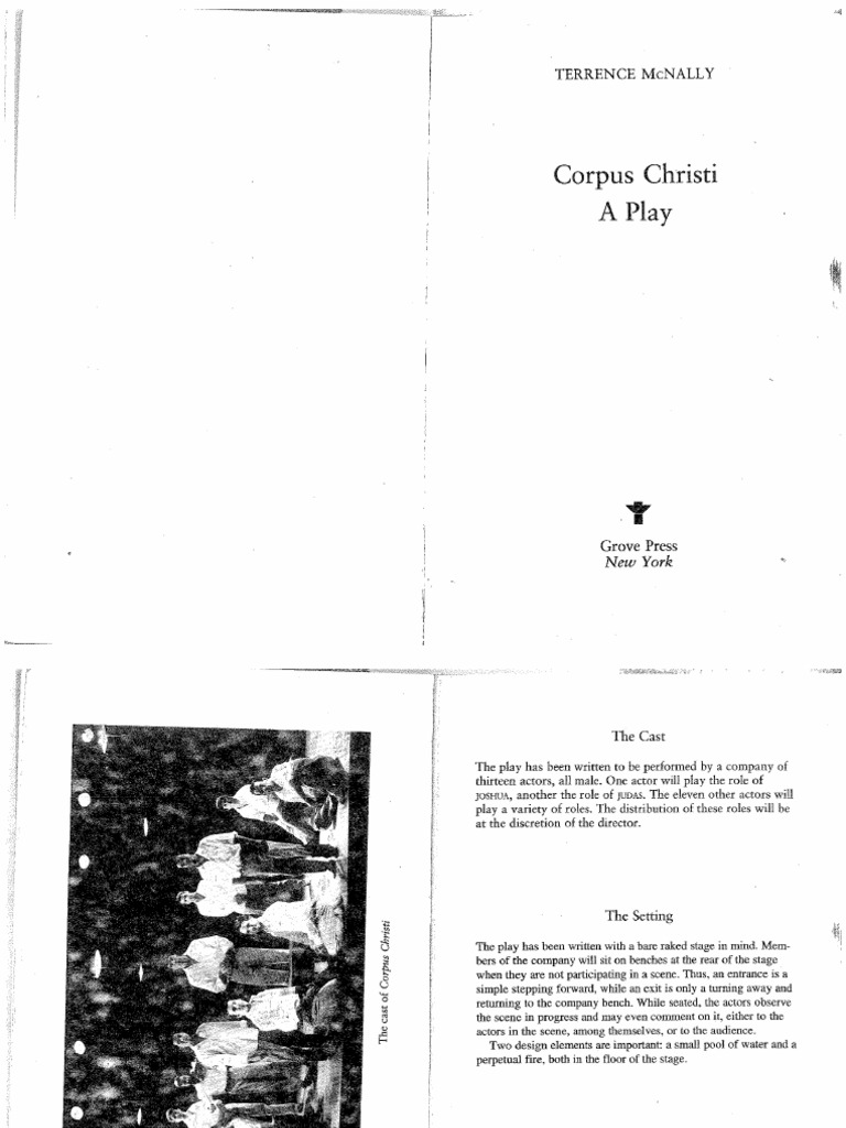 Corpus Christi Script | PDF