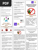 Folleto Prevenvion de Consumo de Sustancias Psicoactivas | PDF | Drogas | La dependencia de ...