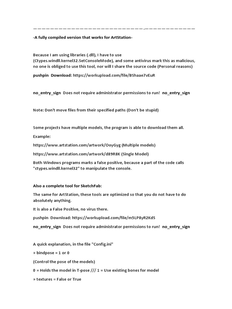 Easy Guide To Rip Models From ArtStation and SketchFab | PDF | Computer ...