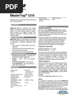 Basf Mastertop 1205 Tds PDF | PDF | Wear | Epoxy