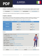 Ejercicios de Italiano A1 con Soluciones | PDF