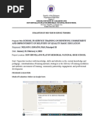 QAME Evaluation Forms for DepEd Sessions | PDF | Learning | Program ...