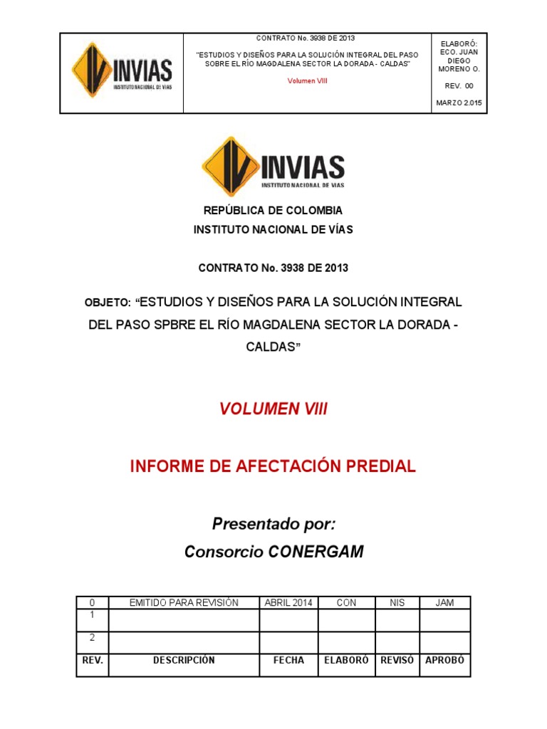 Volumen VIII - Informe de Afectación Predial | PDF