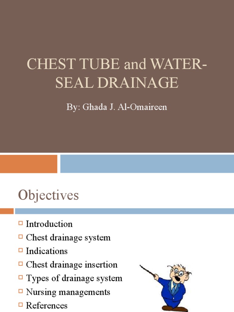 Chest Tube And Water Seal Drainage Pdf Thorax Clinical Medicine