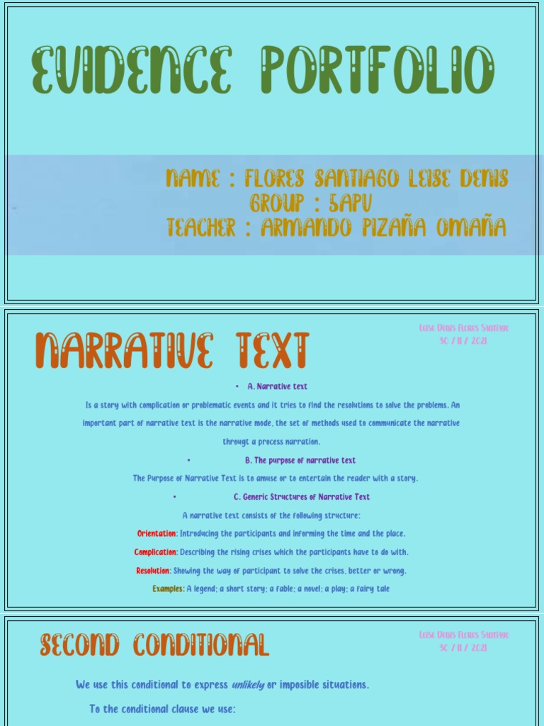 ACTIVITY 10. Evidence Portfolio | PDF | Test (Assessment) | Narrative