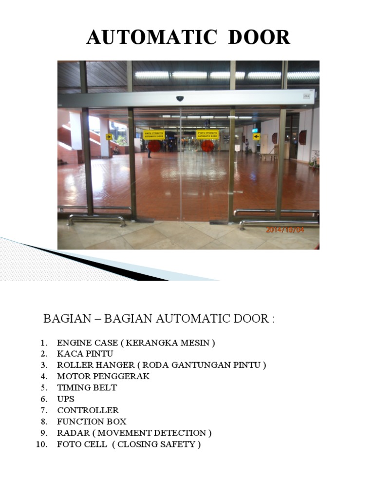 Automatic Door | PDF