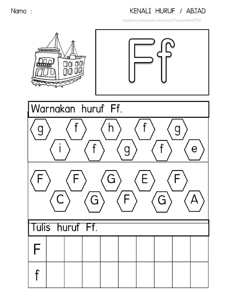 Huruf F | PDF