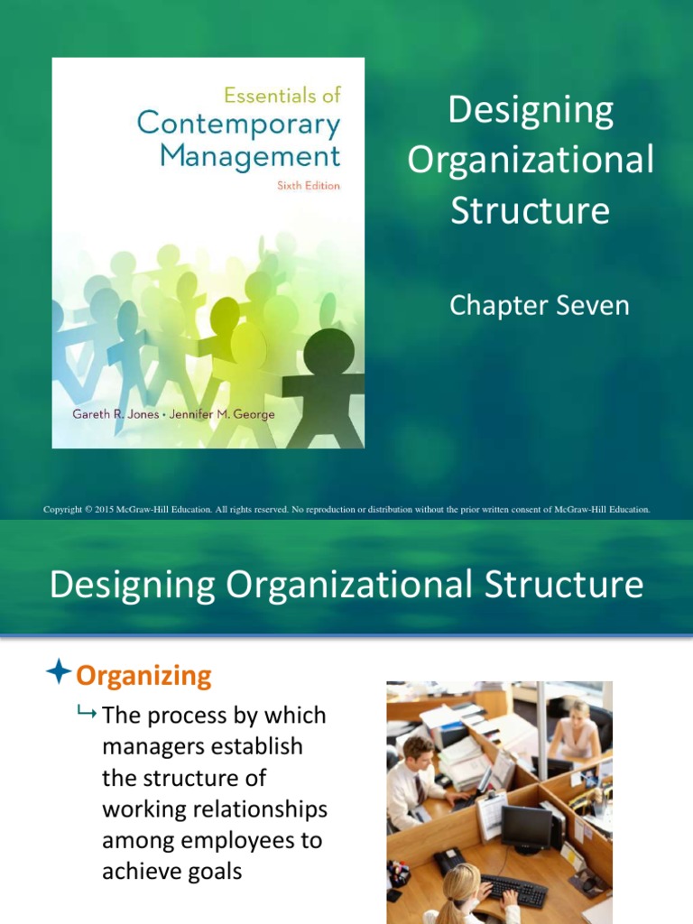 Chapter 7 - Designing Organizational Structure | PDF | Organizational ...