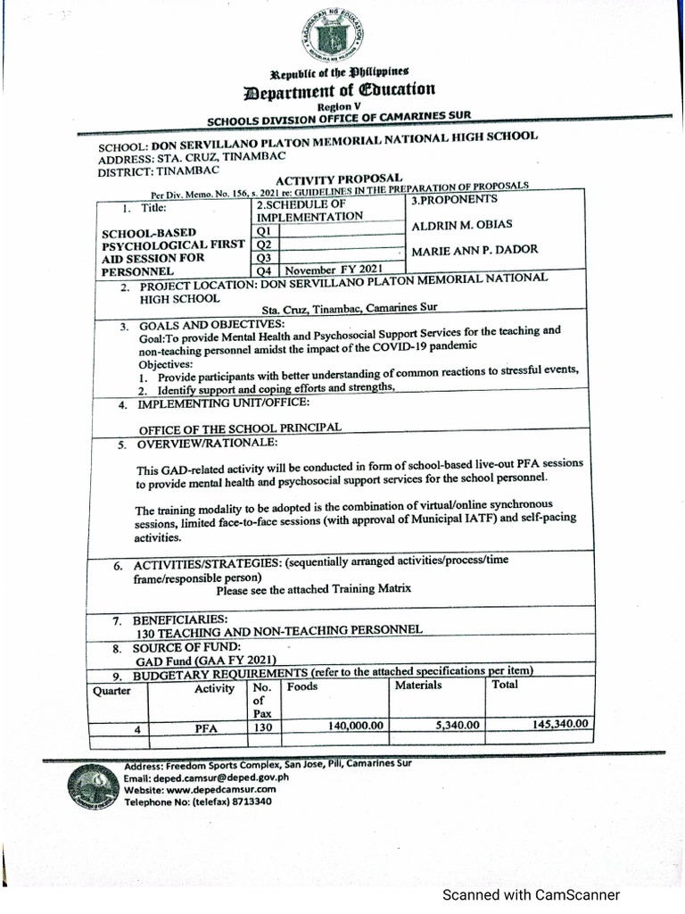 Pfa 2021 | PDF
