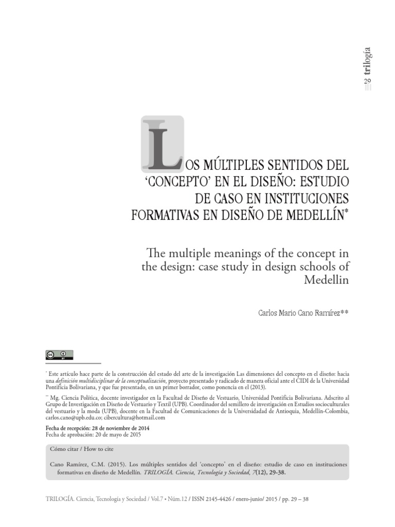 Dialnet LosMultiplesSentidosDelConceptoEnElDiseno 5192214 | PDF ...