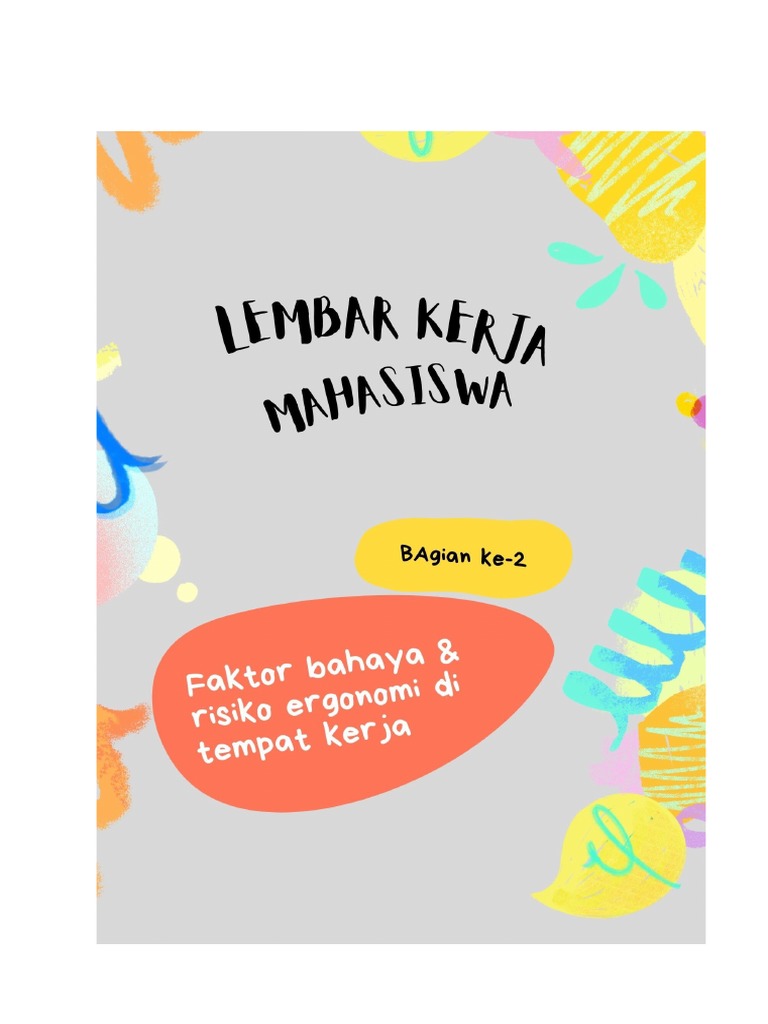 F7-LKM2 - Faktor Bahaya & Risiko Ergonomi | PDF | Karier & Perkembangan