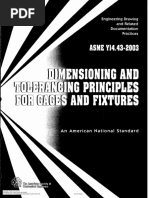 ASME Y14.5 GDTP Practice Exam | PDF | Engineering Tolerance | Geometry