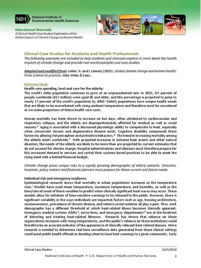 Clinical Case Studies For Students and Health Professionals: Extreme ...