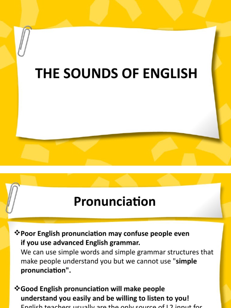 The Sounds of English | PDF | Vowel | Phonetics