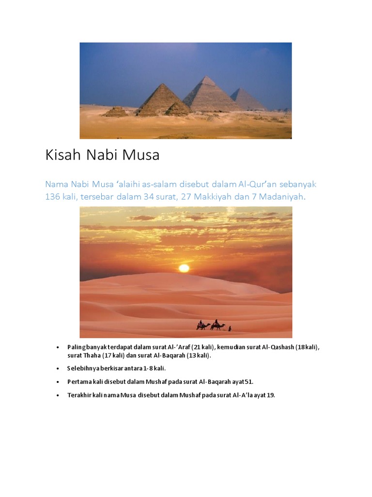 Kisah Nabi Musa | PDF