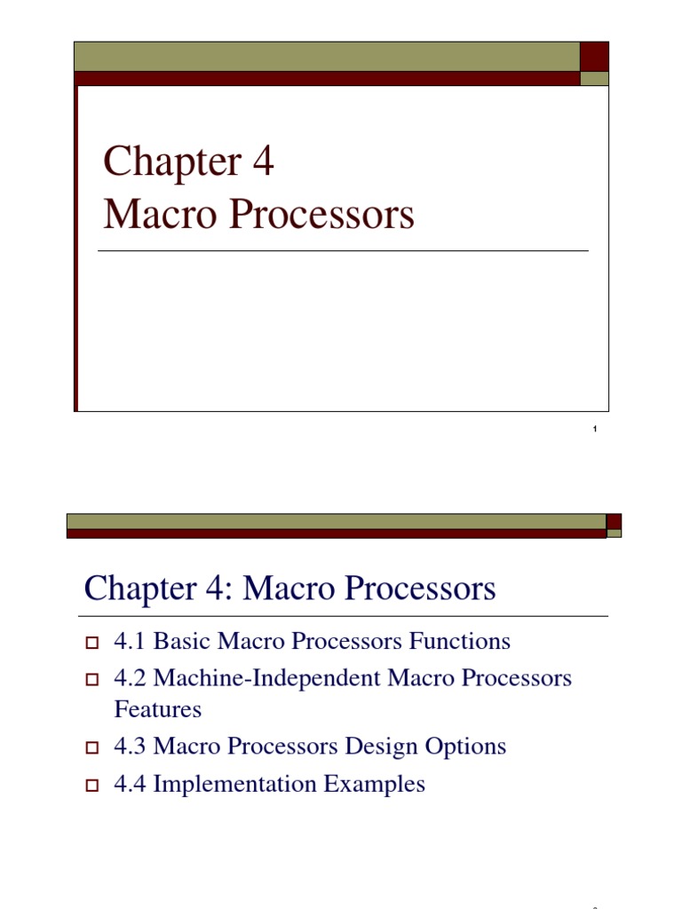 Macro Preprocessor Part 1 Pdf Macro Computer Science Parameter Computer Programming 0725