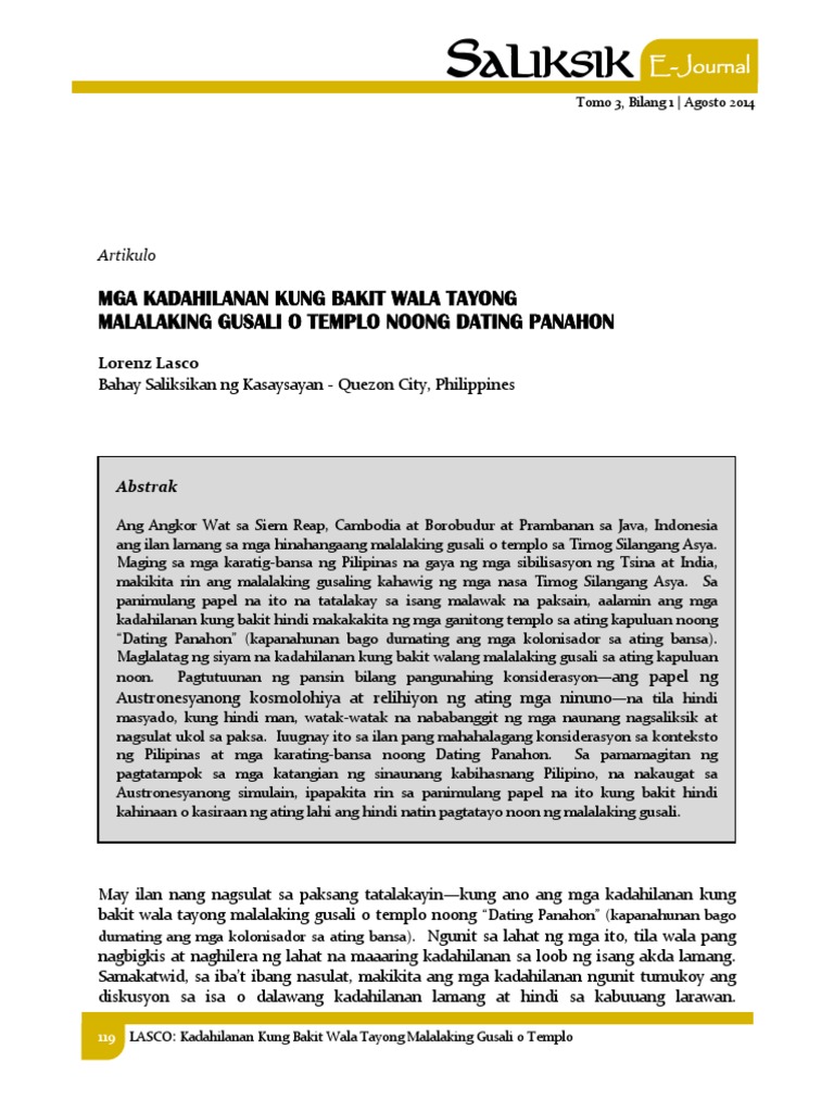 Mga Kadahilanan Kung Bakit Wala Tayong M | PDF