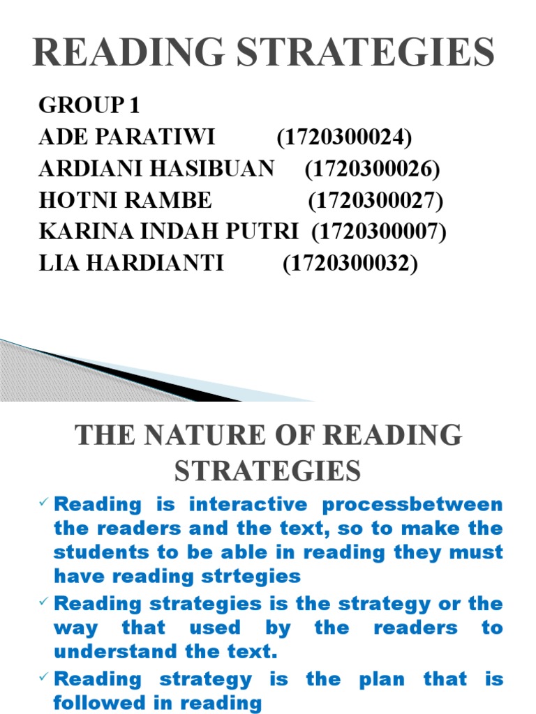 Effective Reading Strategies Explained | PDF
