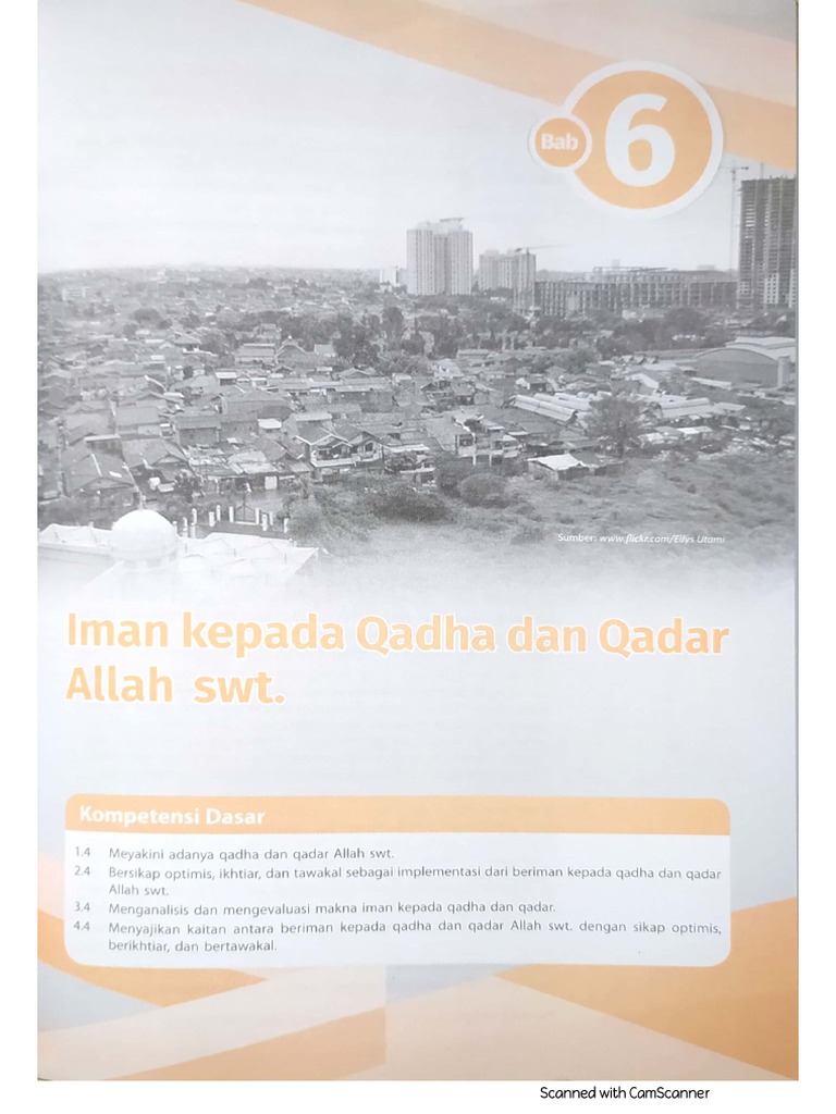 Bab. 6 Iman Kepada Qadha Dan Qadar Allah - Kelas XII | PDF