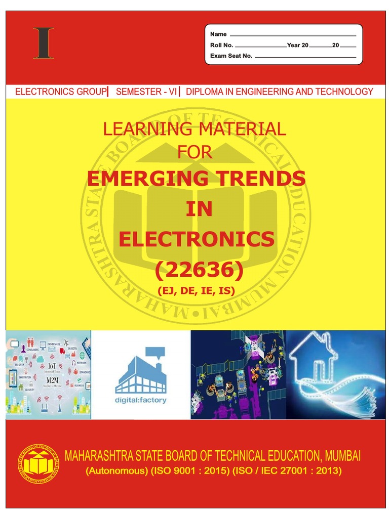 22636-Emerging Trends in Electronics | PDF | Central Processing Unit ...