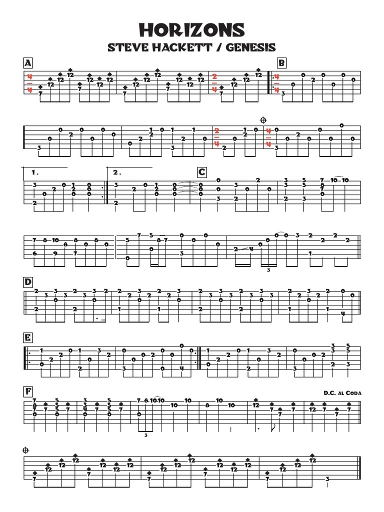 Horizons: Steve Hackett / Genesis | PDF