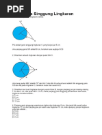 Soal Lingkaran (Busur, Juring, Tembereng) | PDF