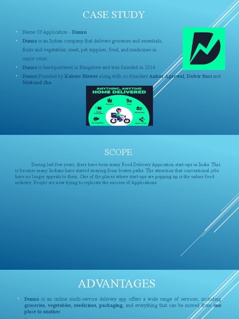 Dunzo Case Study | PDF | Foods | Grocery Store