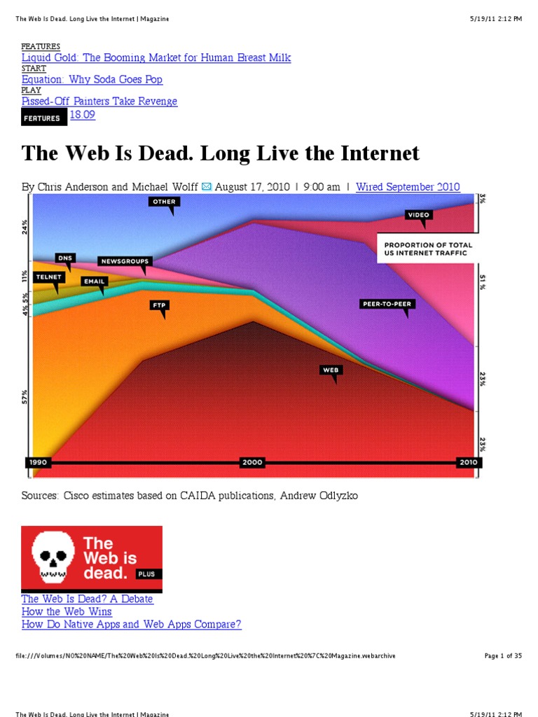 The Web is Dead. Long Live the Internet | Magazine | Internet | World ...