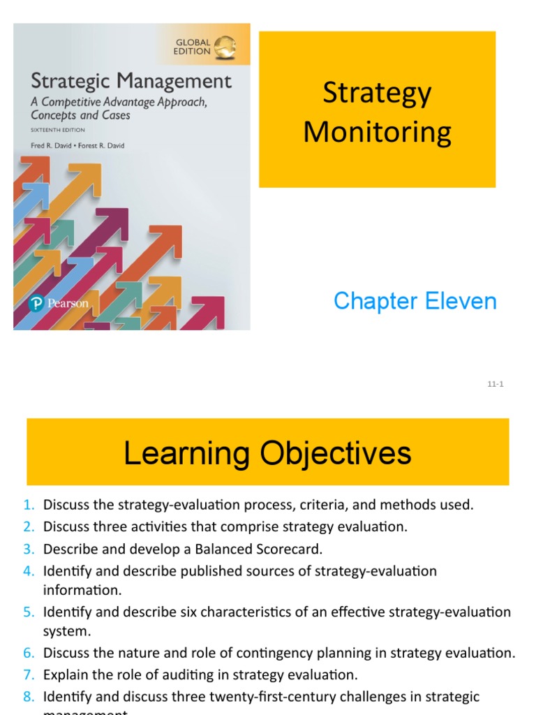 Strategy Evaluation and Monitoring Essentials | PDF | Strategic ...