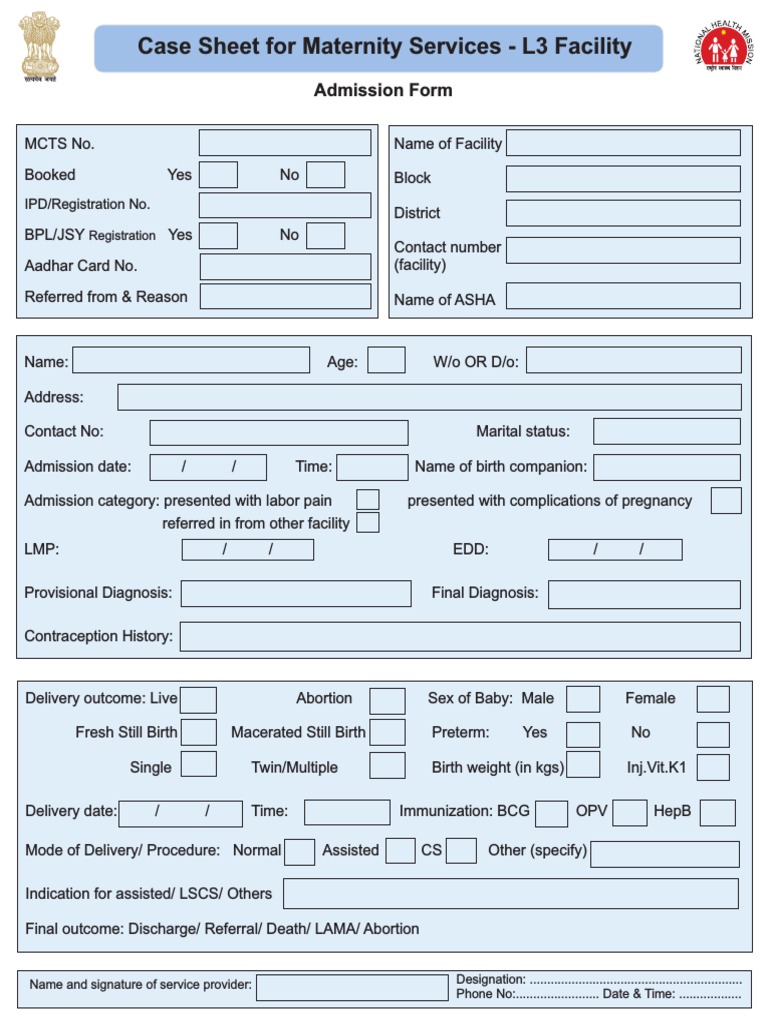 Case Sheet L3 | PDF | Childbirth | Preterm Birth